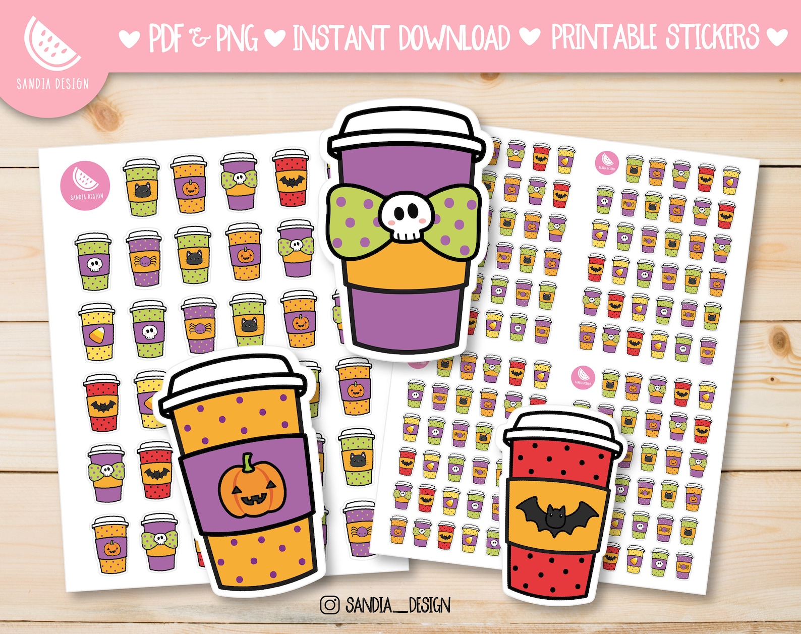 Printable Stickers Sheet Printable Planner Stickers. - Etsy
