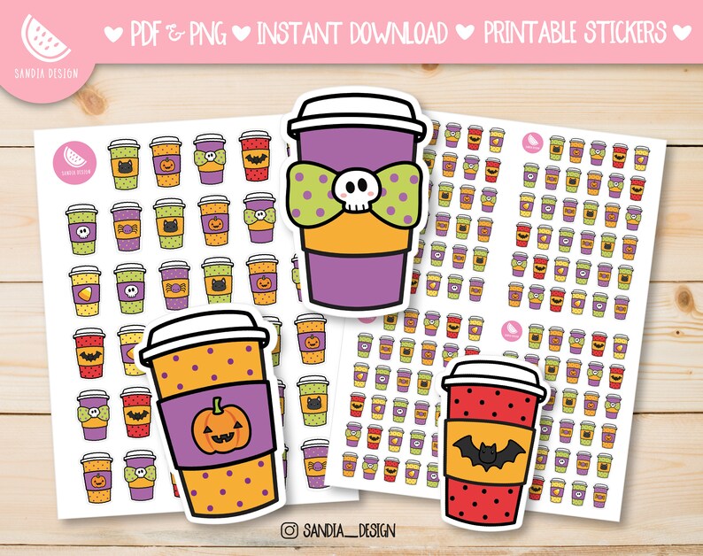 Printable Stickers Sheet Printable Planner Stickers. - Etsy