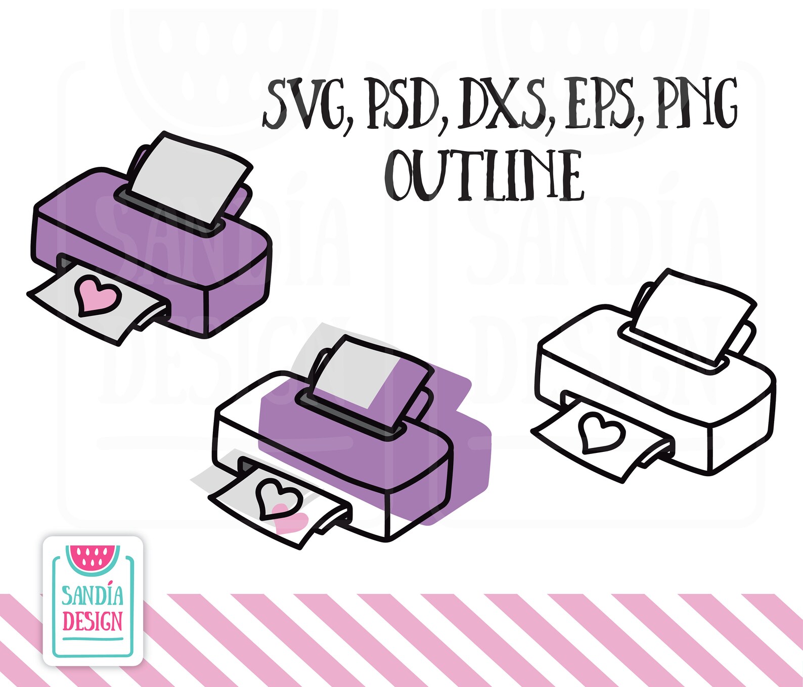 Printer, Printer Icon, Printer Doodle, Printer SVG, Printer PNG ...