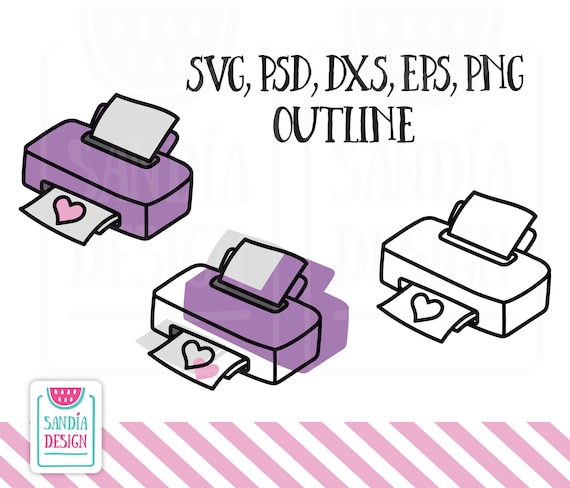 Printer Printer Icon Printer Doodle Printer SVG Printer - Etsy