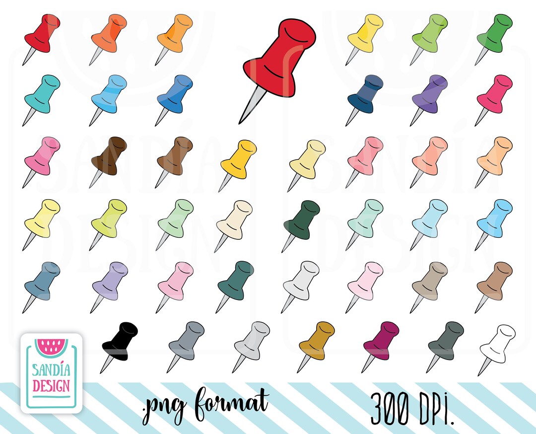 43 Doodle Push Pin Clipart. Bowling. Personal and Commercial Use. - Etsy