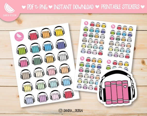 Printable Stickers Sheet Printable Planner Stickers. Doodle - Etsy