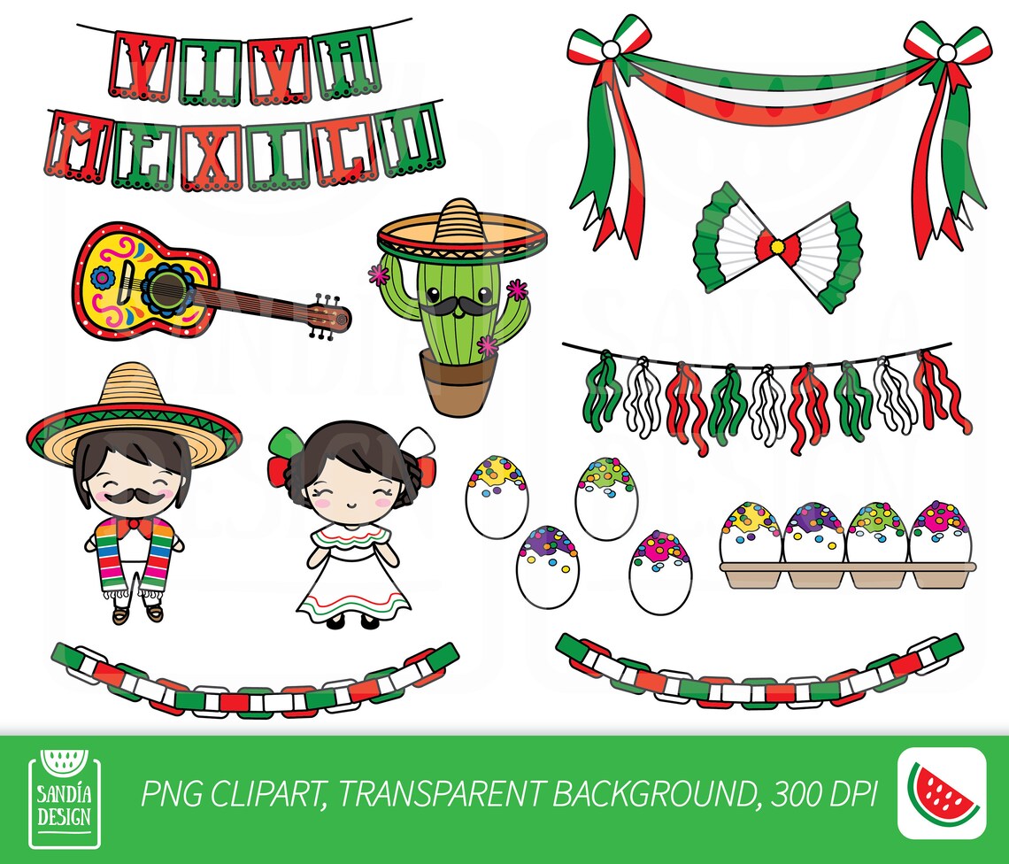 Mexican National Holidays, Clipart, Chibi Girl, Fiestas Patrias ...