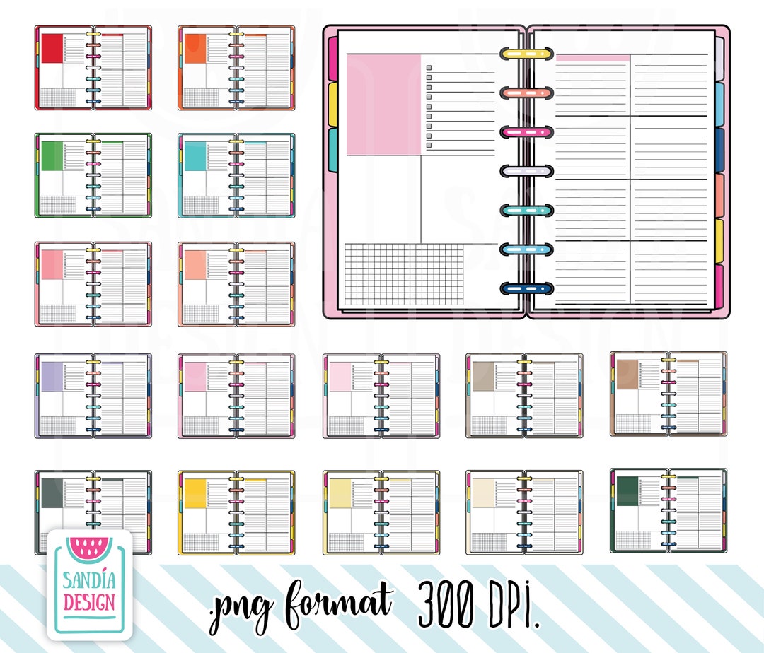Planner Icon, Clipart, Personal and Commercial Use. - Etsy