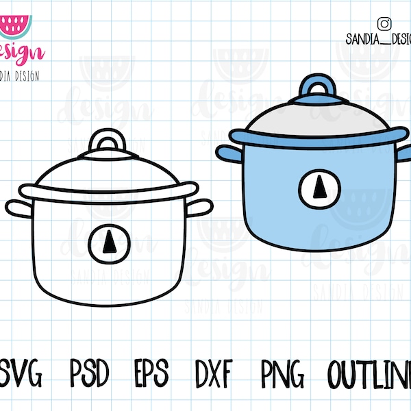 Crockpot Svg - Etsy