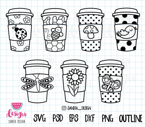 Coffee Cup Outline Png