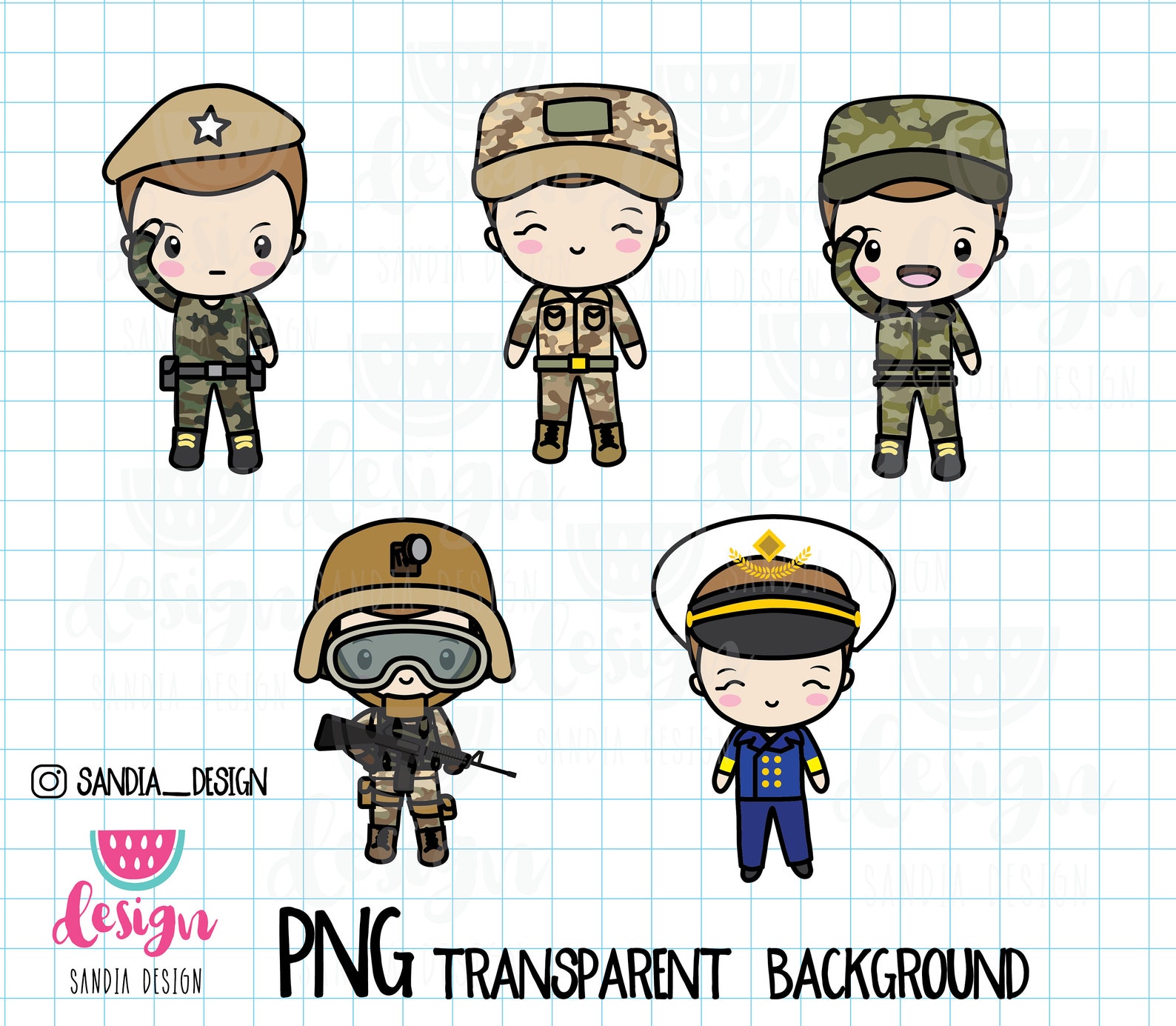 Chibi, Chibi Military Boy, Light Haired Chibi Boy, Chibi Girl, Clipart ...