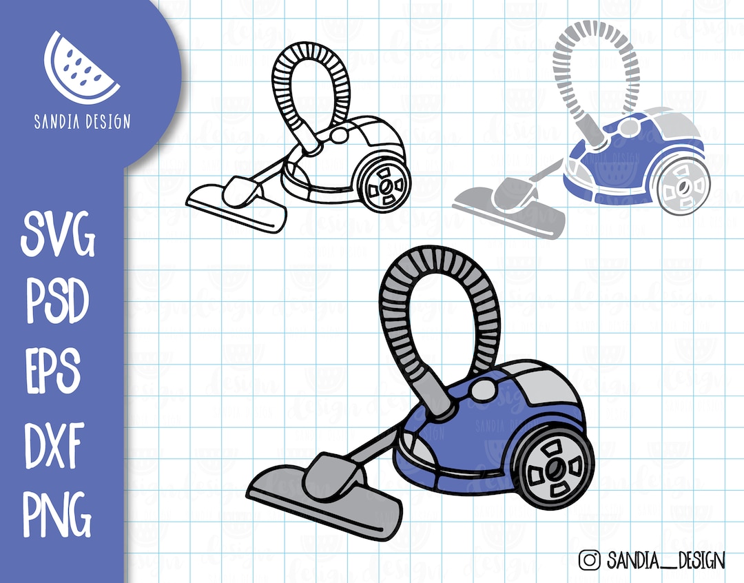 Vacuum, SVG, PNG, PSD, Outline, Personal and Commercial Use - Etsy