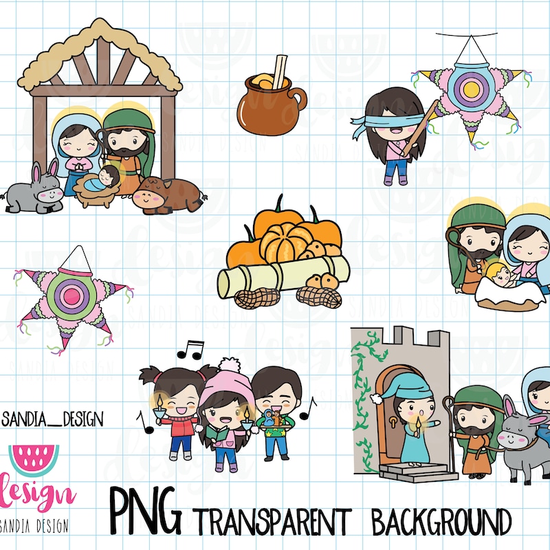 Las Posadas Clipart - Etsy