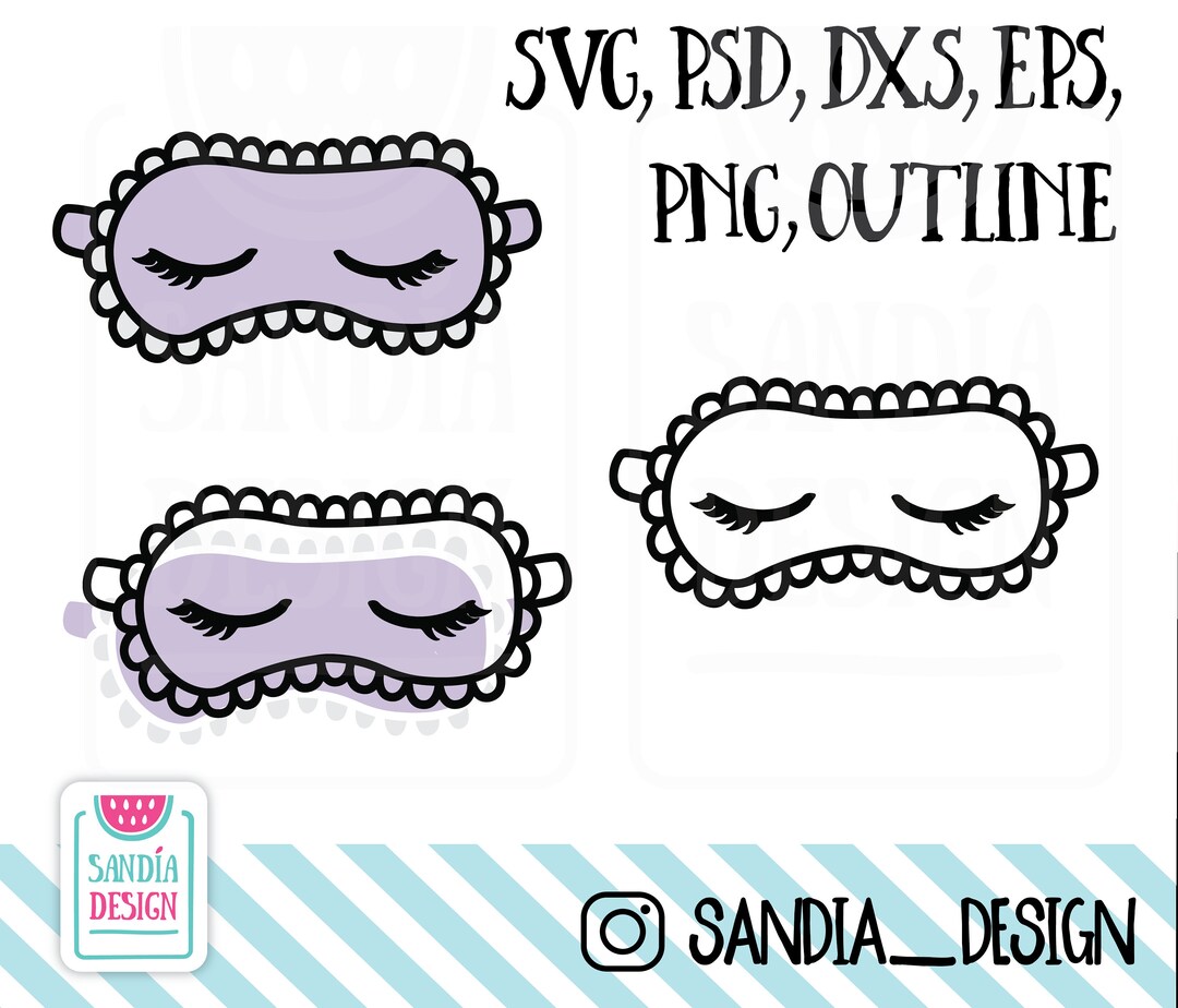 Doodle Sleeping, SVG, PNG, PSD, Outline, Dxf, Personal and Commercial ...