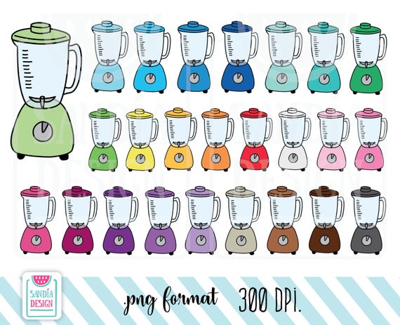 Retro Blender Clip Art
