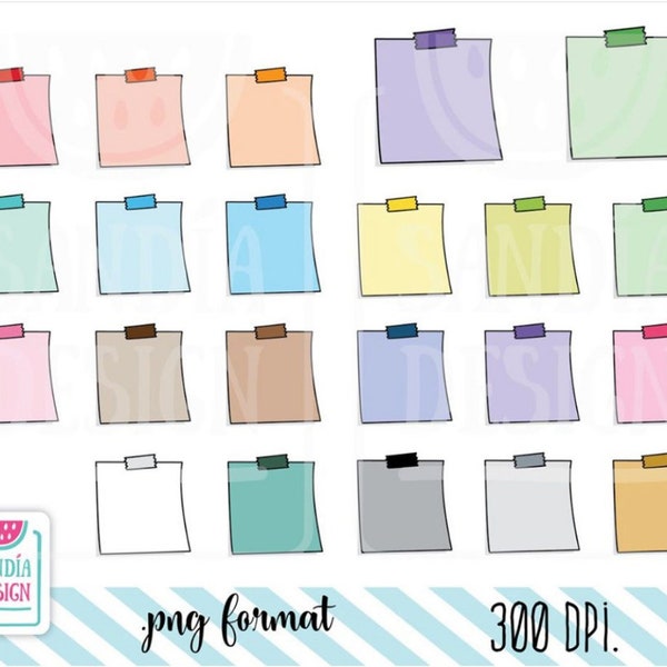 Sticky Note Template - Etsy