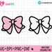 Kawaii Bow, Doodle Bow, Cute Bow Clipart, EPS, SVG, PNG, Dxf, Outline ...