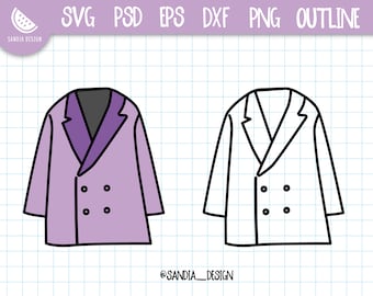 Clothes SVG Clothes Silhouette SVG - Etsy