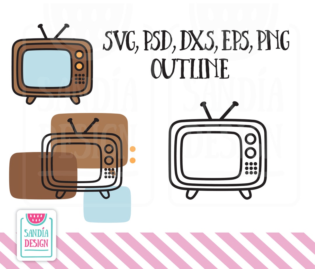 Retro Tv, Retro Tv SVG, Retro Tv Doodle, Retro Tv Icon, Retro Tv PNG ...