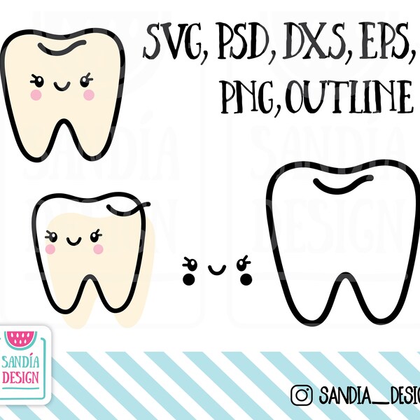 Tooth Svg - Etsy