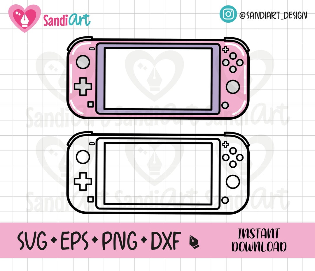 Doodle Switch Controller, EPS, SVG, PNG, Outline, Dxf, Personal and ...