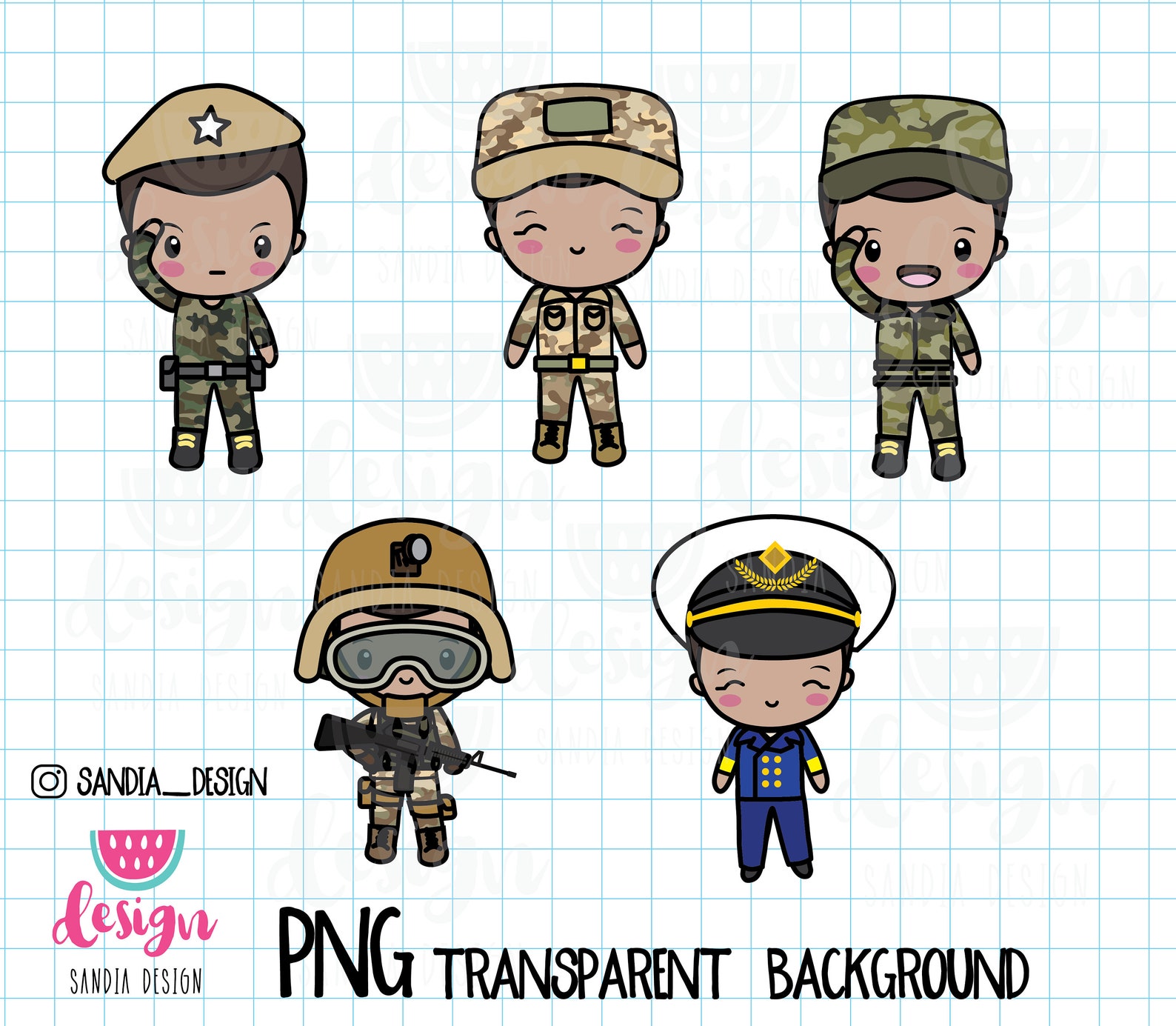 Chibi, Chibi Military Boy, Brunette Chibi Boy, Chibi Girl, Clipart ...