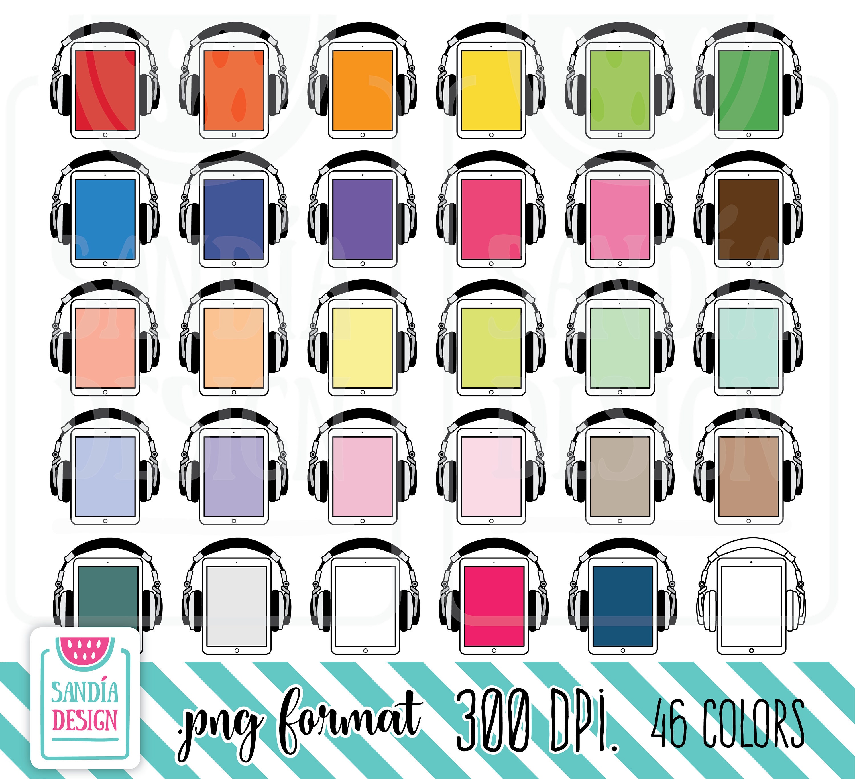 46 Doodle Audiobook Clipart. Personal and Commercial Use. - Etsy