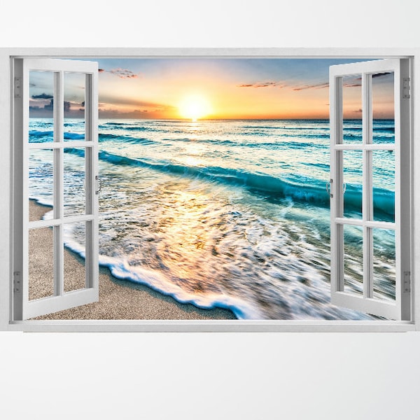 Beach Wall Decal - Etsy