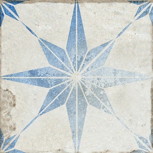 Fade Blue Vintage STAR TILE - Add Some Sparkle to Your Kitchen With a ...