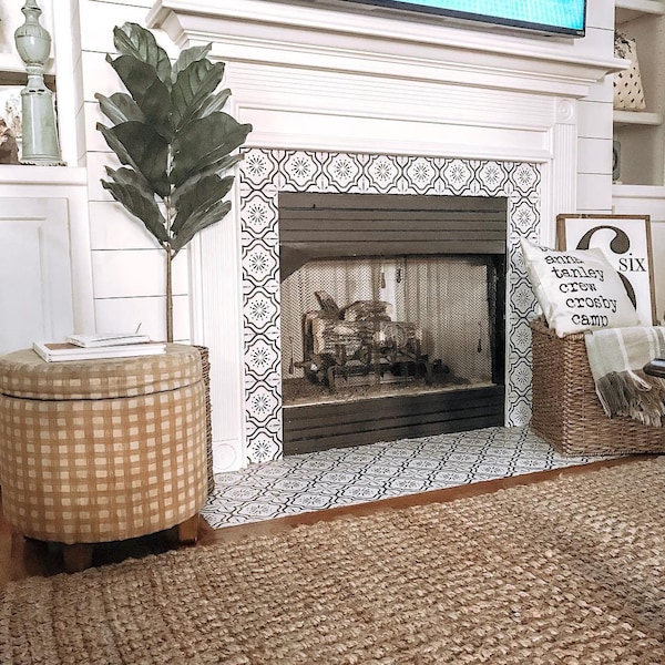 Tile Stickers Fireplace - Etsy