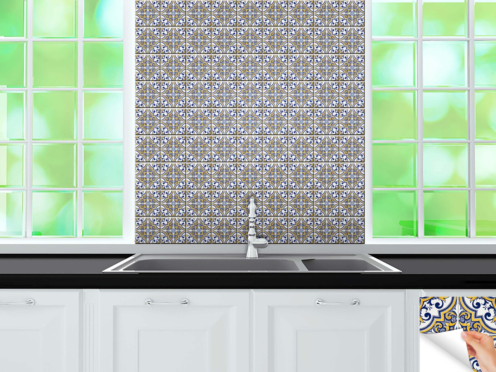 Set of 24 Vintage Traditional Tiles Decals Bathroom Stickers - Etsy