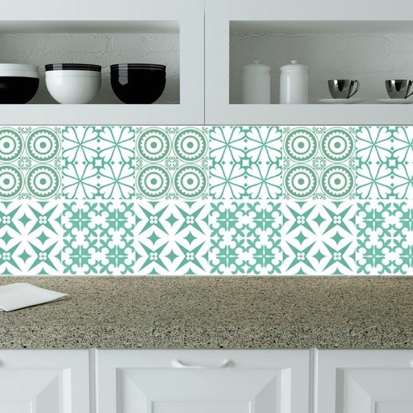 Turquoise Tiles - Etsy