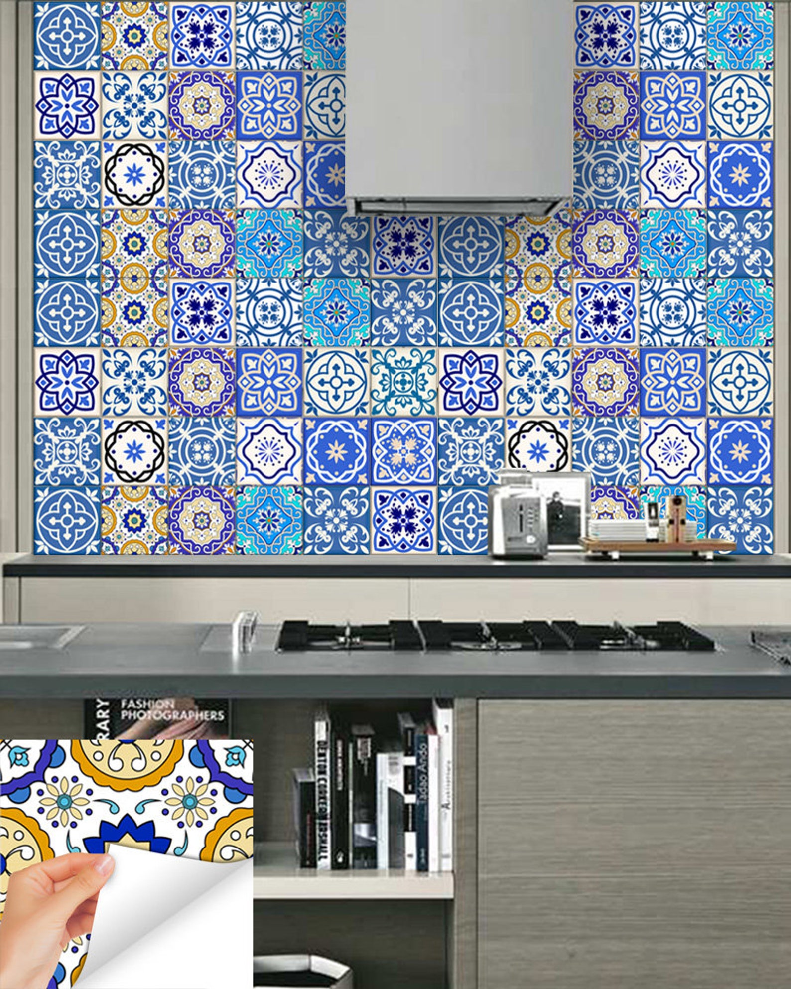 Set of 24 Tiles Decals Tiles Stickers Mixed Tiles for Walls - Etsy