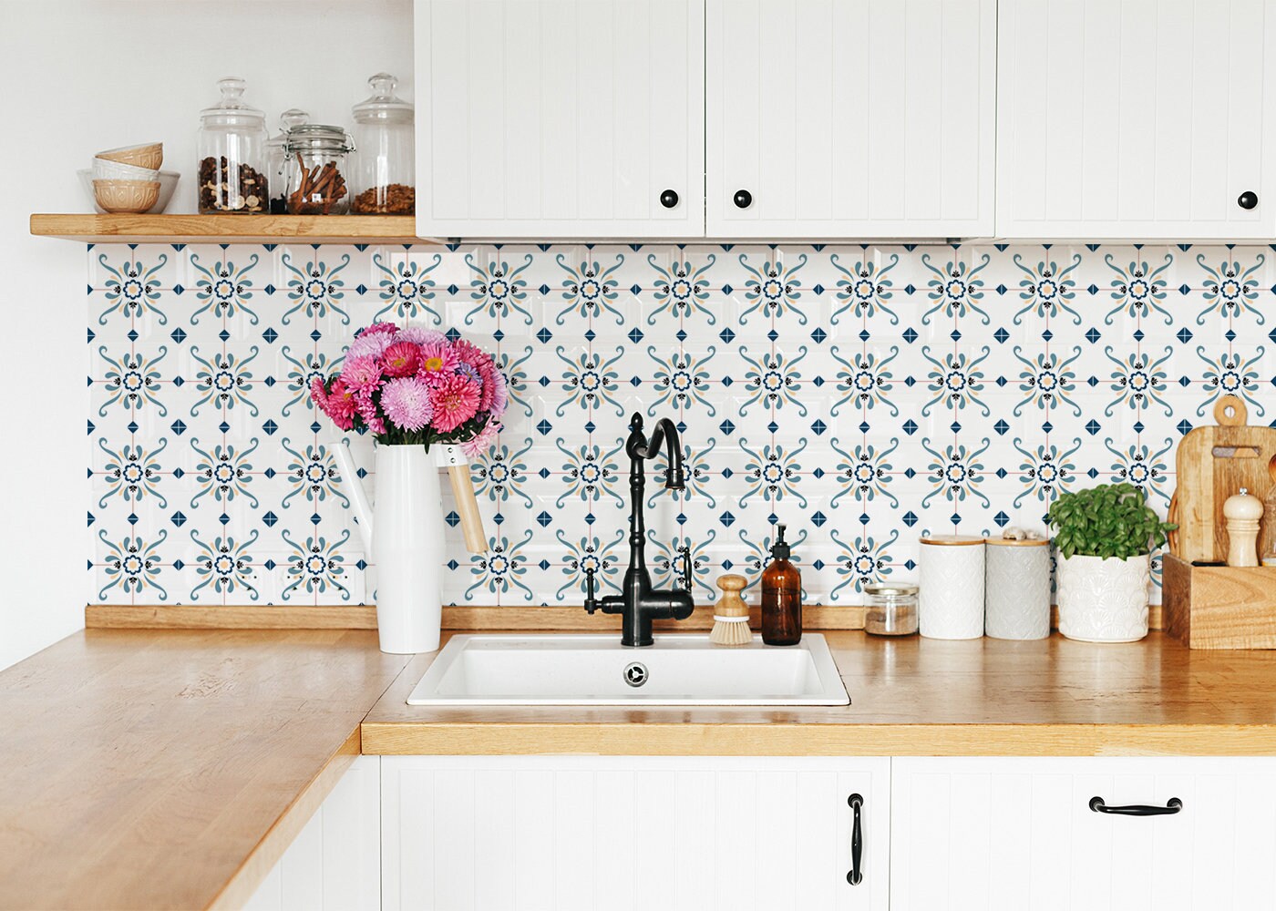 Peel and Stick Tile Stickers EASY to Use | Etsy