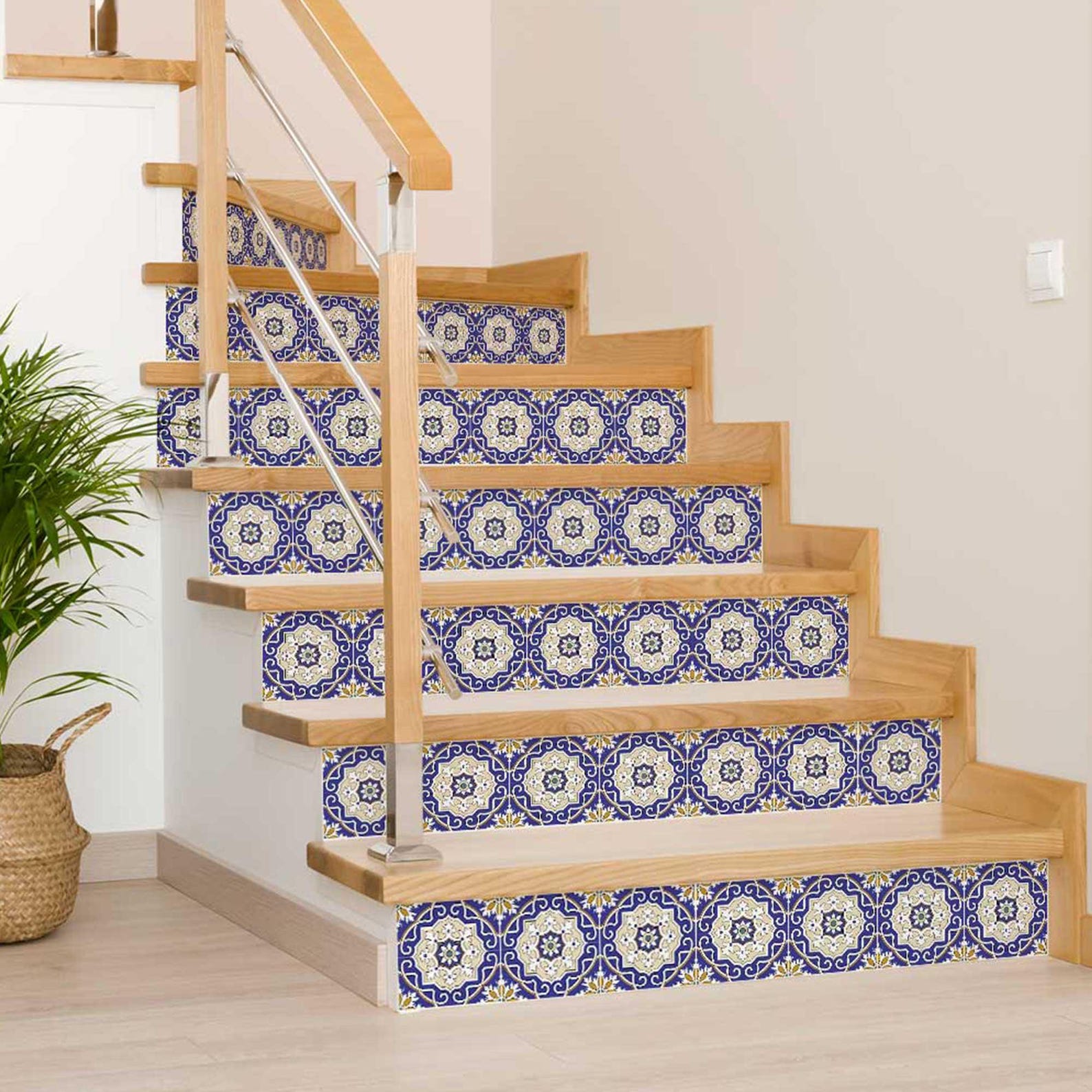 Set of 20 Tiles Decals Tiles Stickers Tiles for Walls Kitchen Bathroom ...