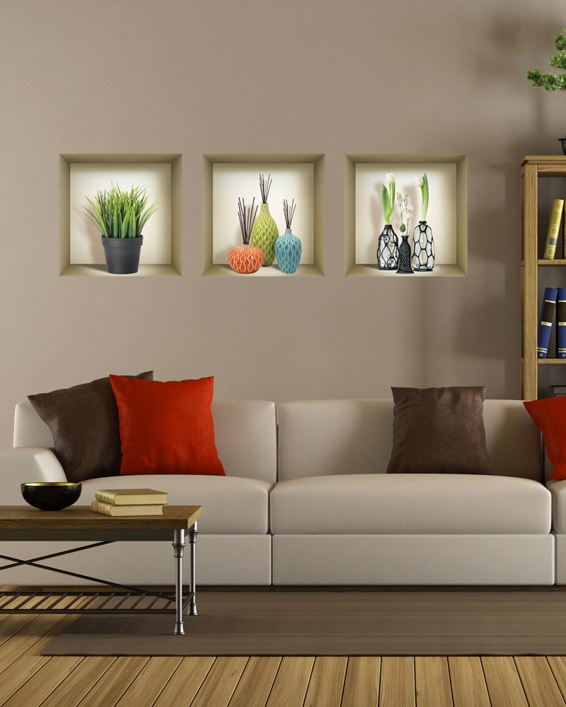 Niche Wall Decals for Bedroom Sticker Set Wall Stickers Wall - Etsy Israel