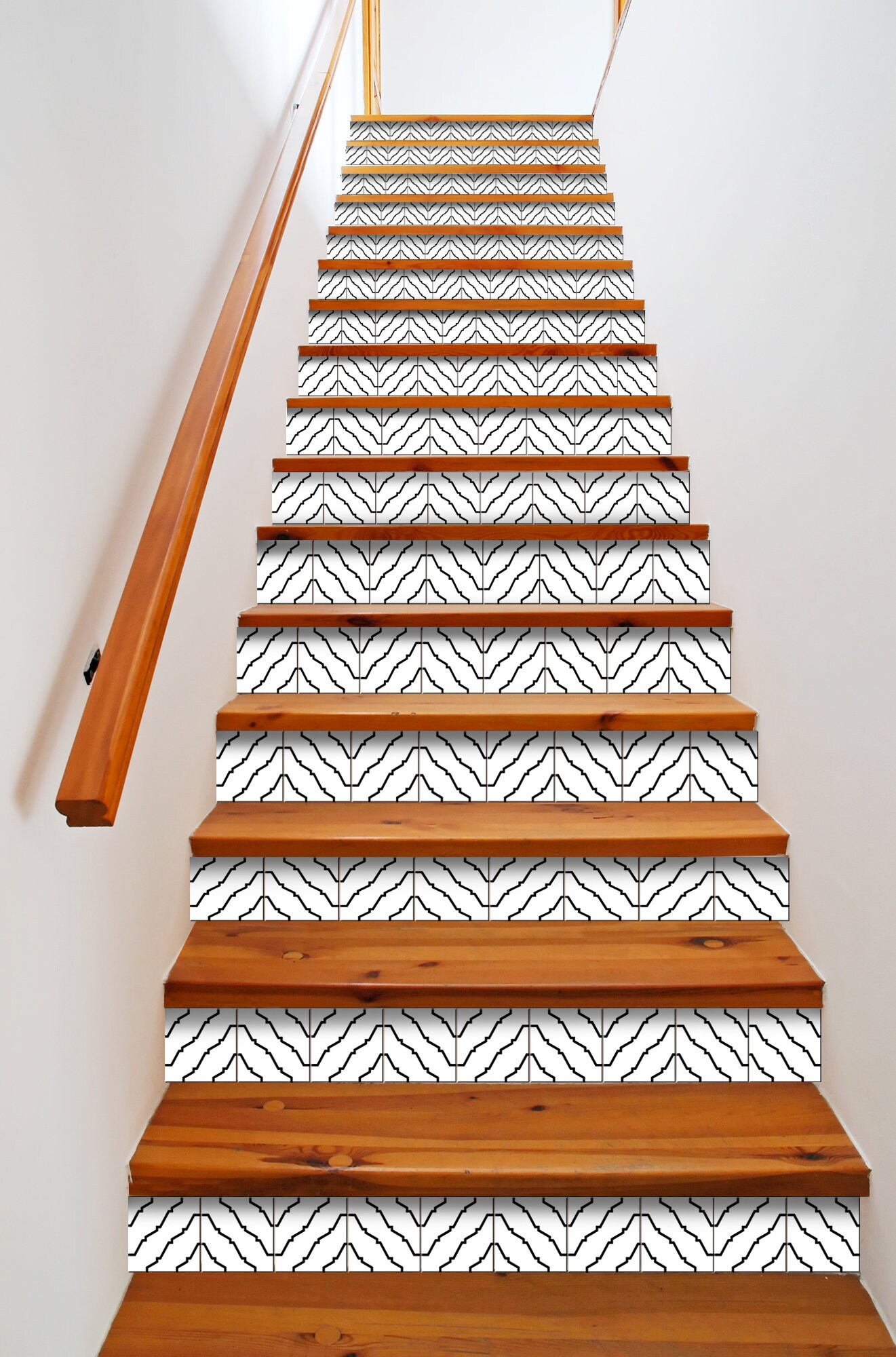 Retro Line Decals Black Line Tile Stickers Mexican Tile - Etsy