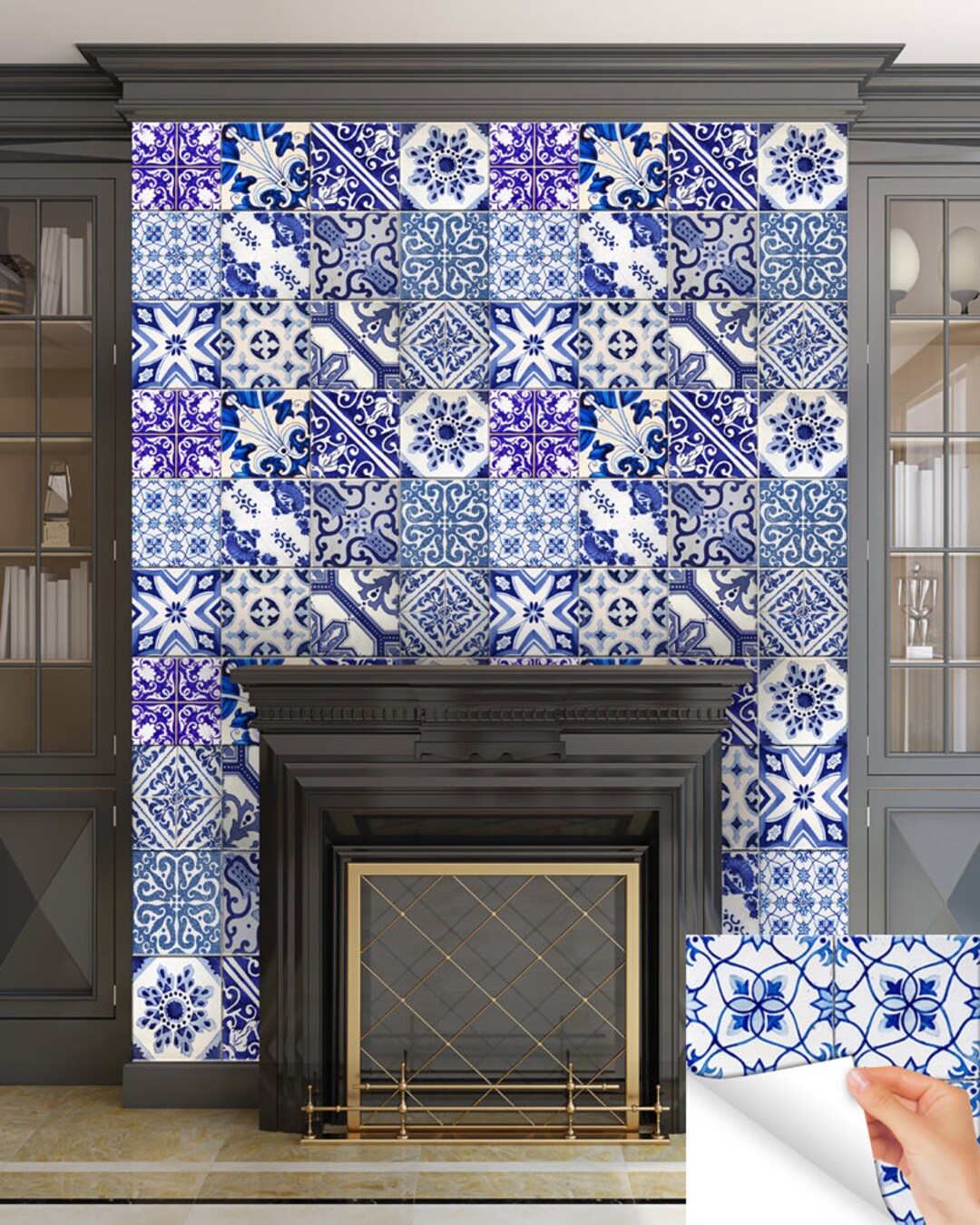 Spanish Set of 24 Tiles Decals Tiles Stickers Tiles for Walls - Etsy