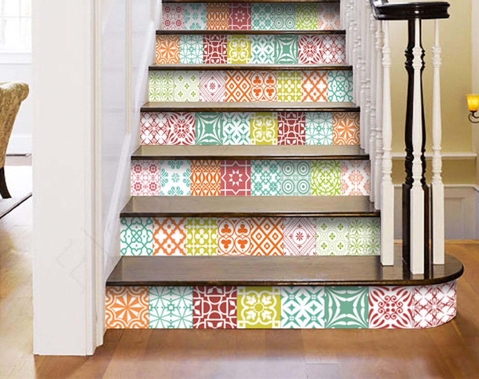 Tile Stickers 24 Tiles Decals Tiles Stickers Mixed Tiles for - Etsy