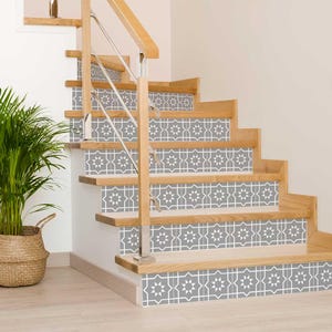 Lithe Soft Gray & White Tile Stickers Peel and Stick Backsplash B55 - Etsy