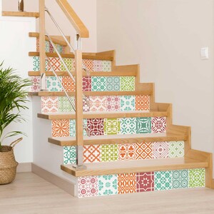 Tile Stickers 24 Tiles Decals Tiles Stickers Mixed Tiles for Walls ...