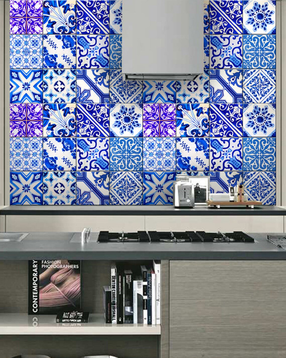 Spanish Set of 24 Tiles Decals Tiles Stickers Tiles for Walls | Etsy