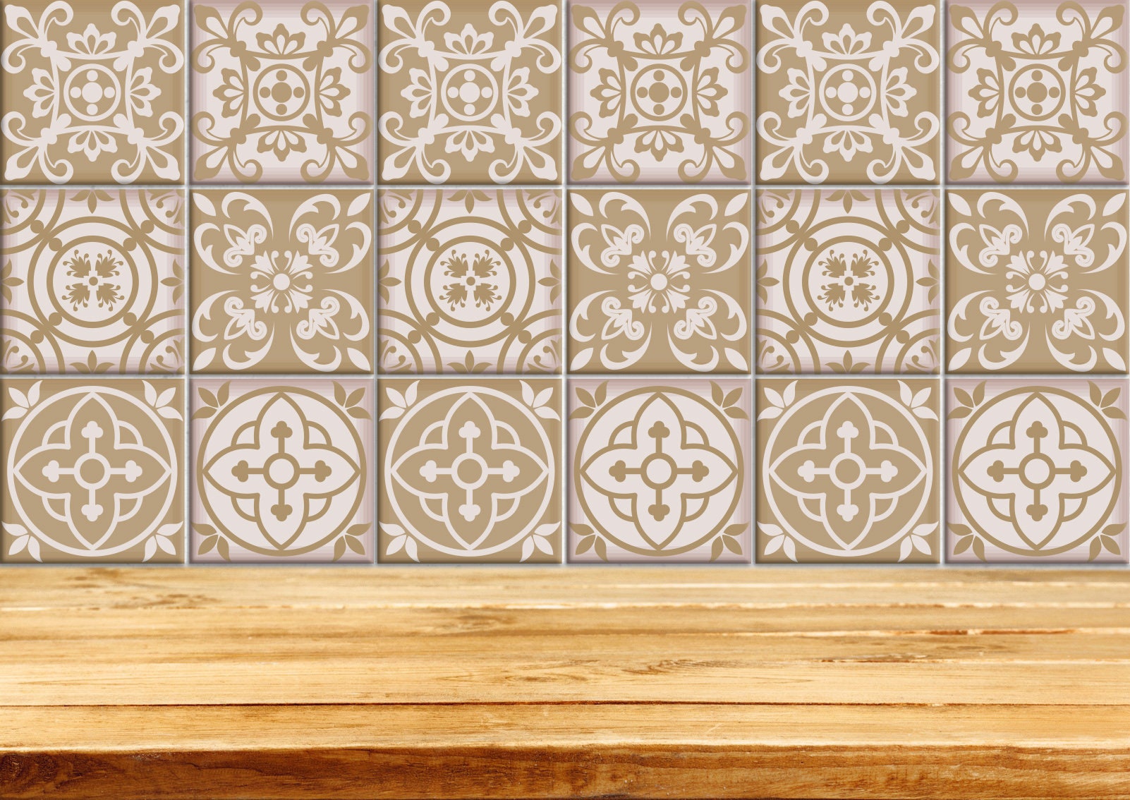 Set of 24 Tiles Decals Tiles Stickers Mixed Tiles for Walls | Etsy