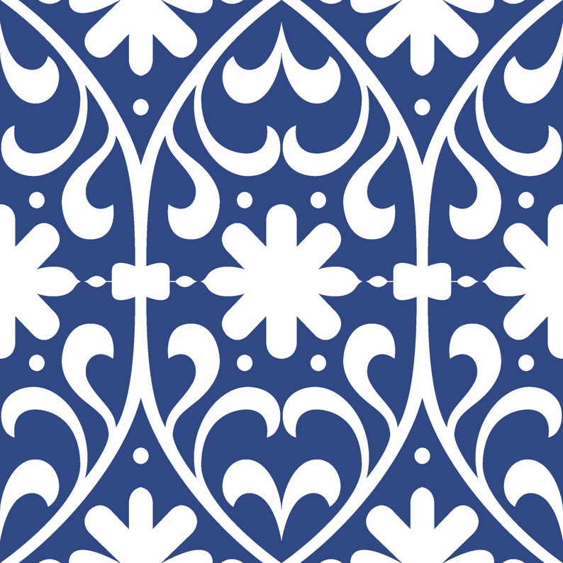 BLUE Kitchen Decals Set of 24 Tile Stickers Kitchen Decals - Etsy