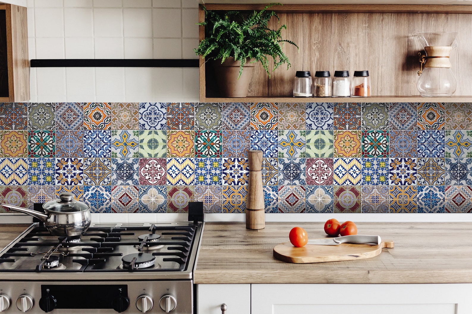 Tile Stickers 24 Tiles Decals Tiles Stickers Mixed Tiles for - Etsy