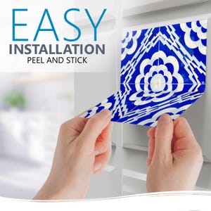Set Blue Tile Kitchen Traditional Mexican Tiles Decals Bathroom ...