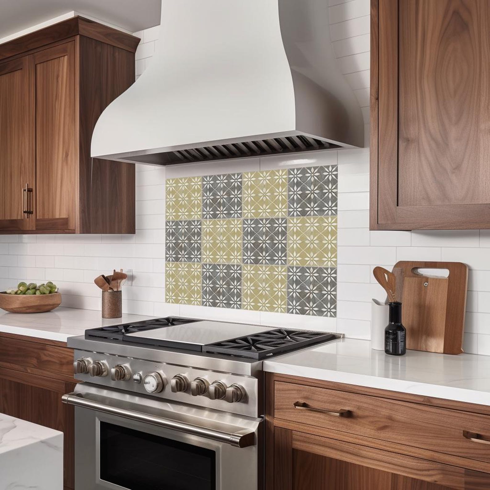Buff Color New Collection Kitchen 2025 Peel and Stick Vinyl Tile ...
