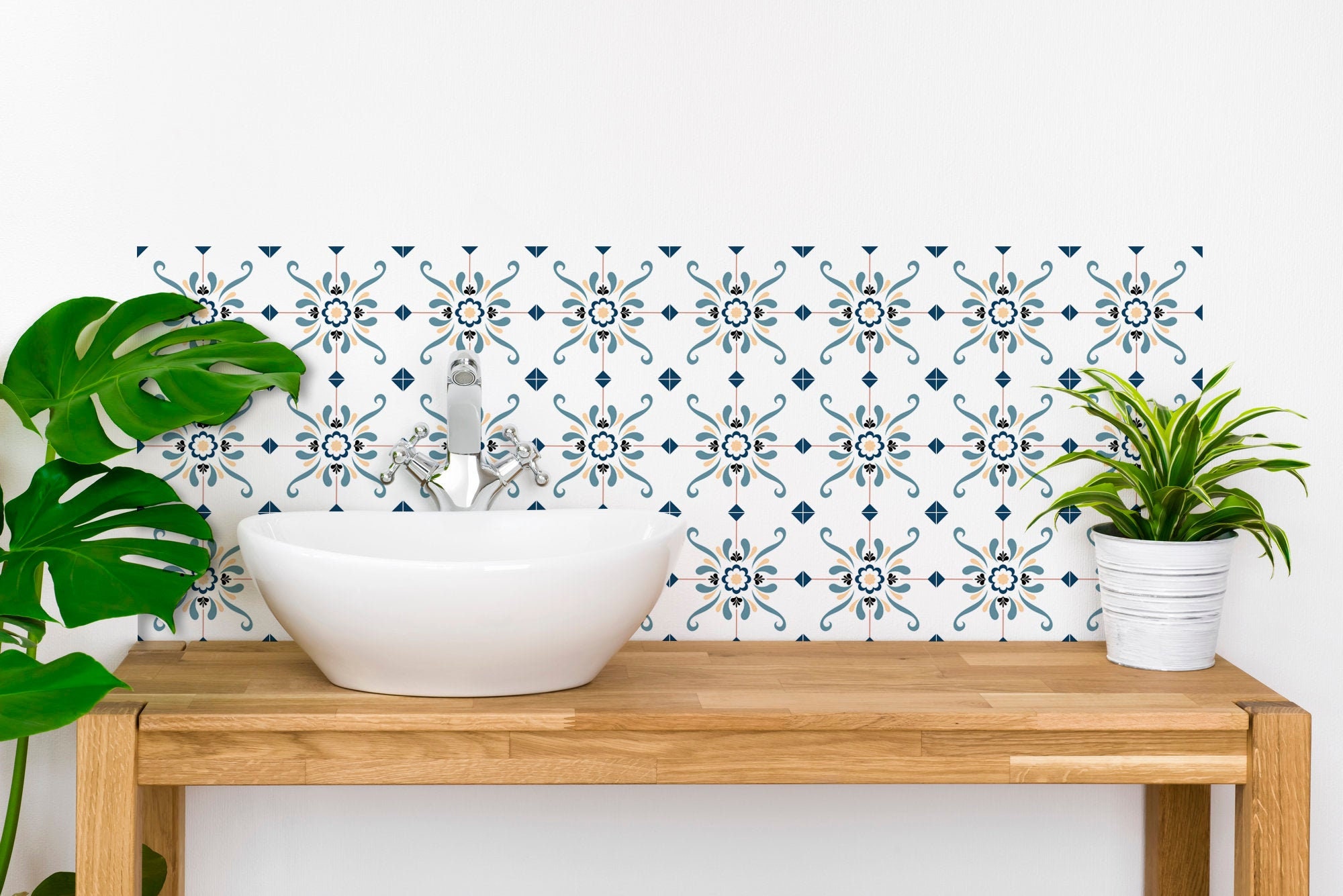 Peel and Stick Tile Stickers EASY to Use | Etsy