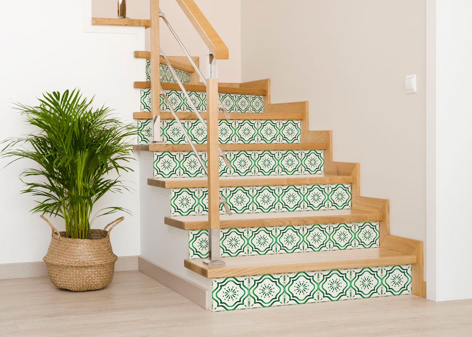 Shiny Green Tile Stickers for Home Decor Fliesenaufkleber - Etsy