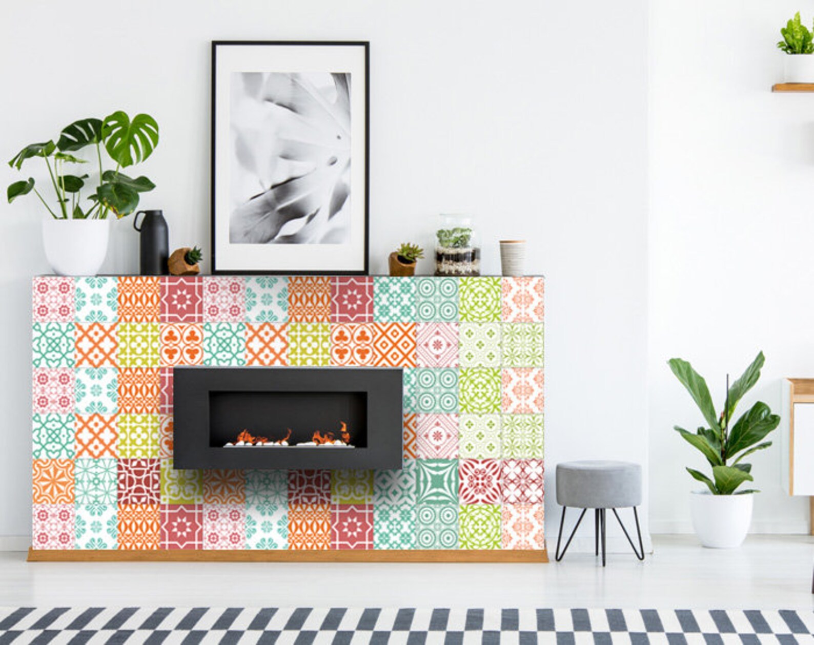 Tile Stickers 24 Tiles Decals Tiles Stickers Mixed Tiles for - Etsy