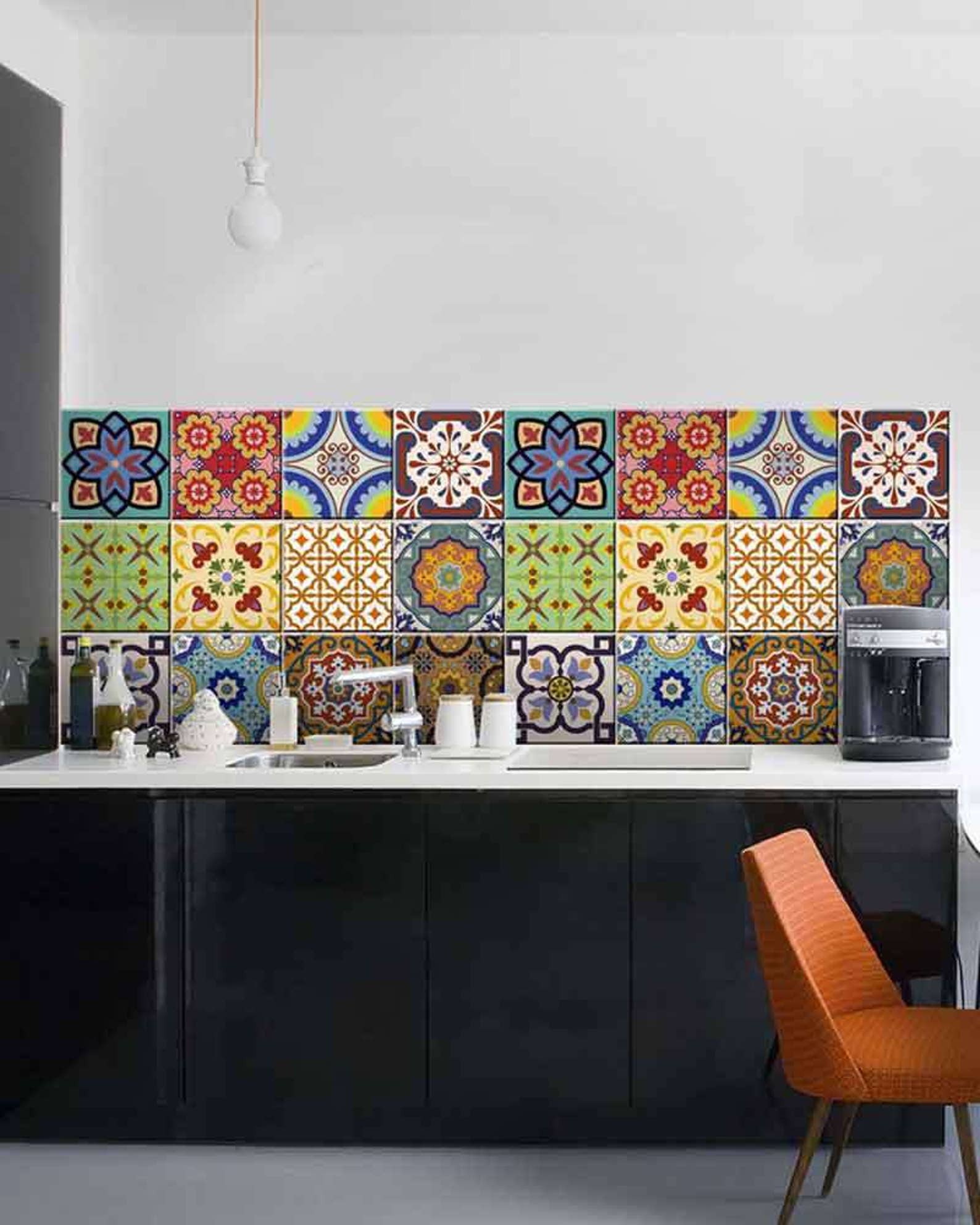 Set of 20 Tiles Decals Tiles Stickers Tiles for Walls Kitchen - Etsy