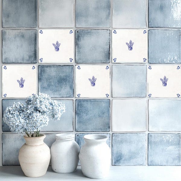 Farm Animal Delft Tile - Etsy UK