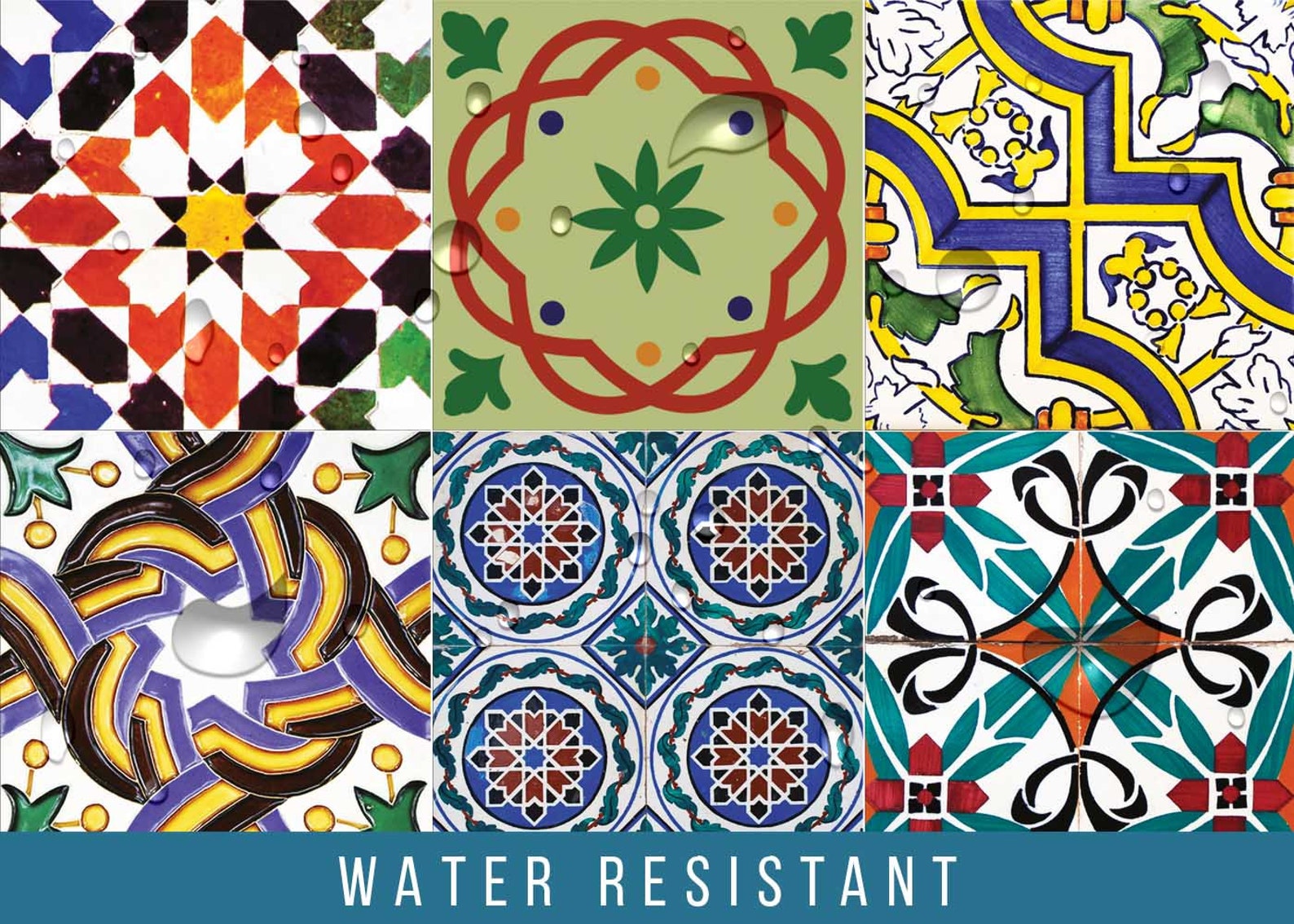 Spanish Set of 24 Tiles Decals Tiles Stickers Tiles for Walls - Etsy