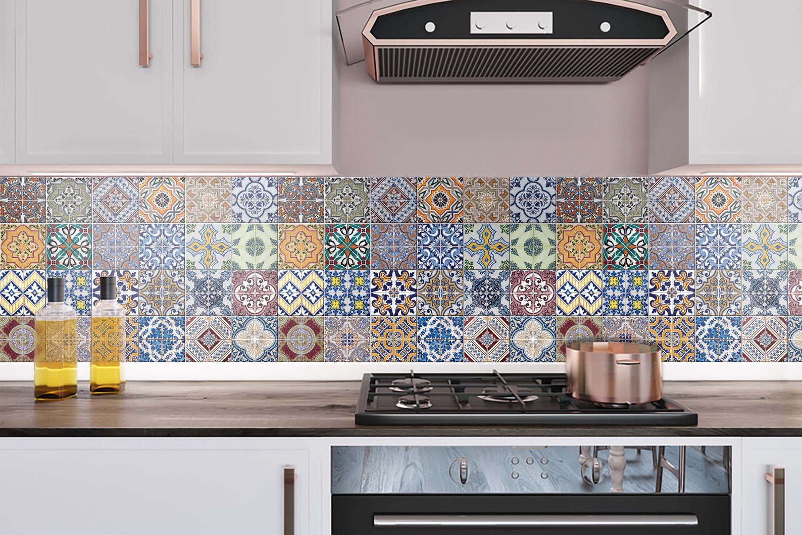 Tile Stickers 24 Tiles Decals Tiles Stickers Mixed Tiles for - Etsy